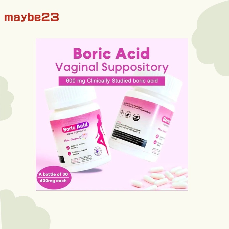 Medical Grade Boric Acid Vaginal Suppositories for Women Vaginal Health ...