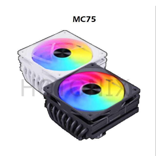 SNOWMAN MC75-8 CPU air cooler low profile for LGA1700/1200/115x/AM5/AM4 ...