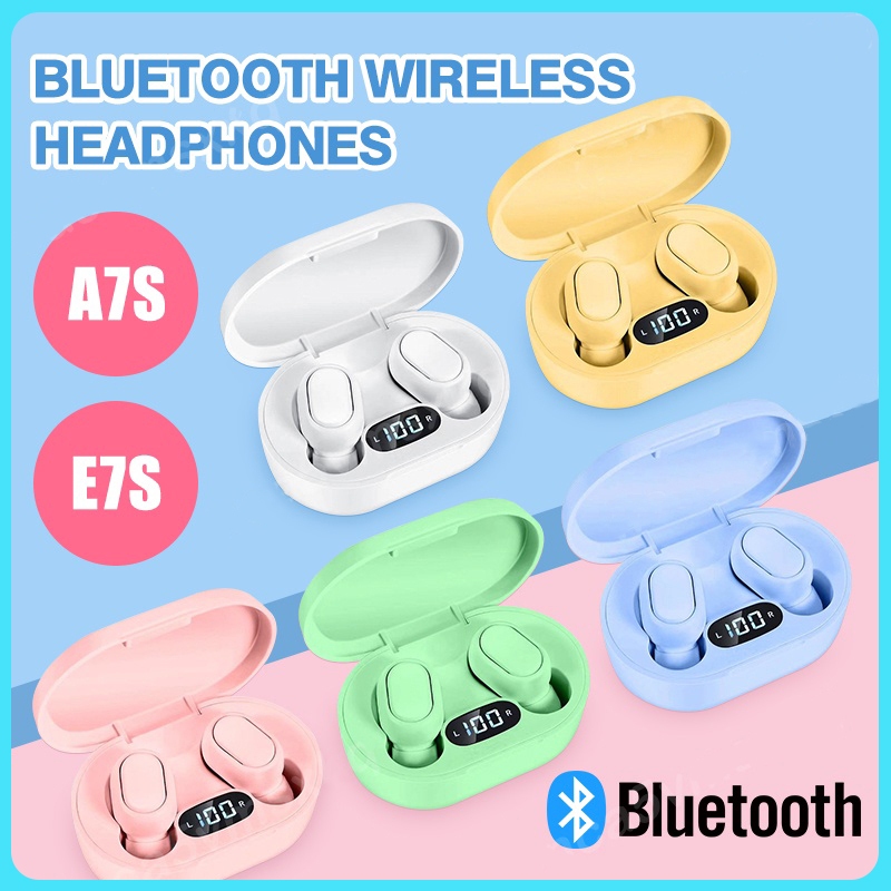【Fast Delivery】E7S Earbuds Portable Bluetooth 5.0 Earphone TWS Wireless ...