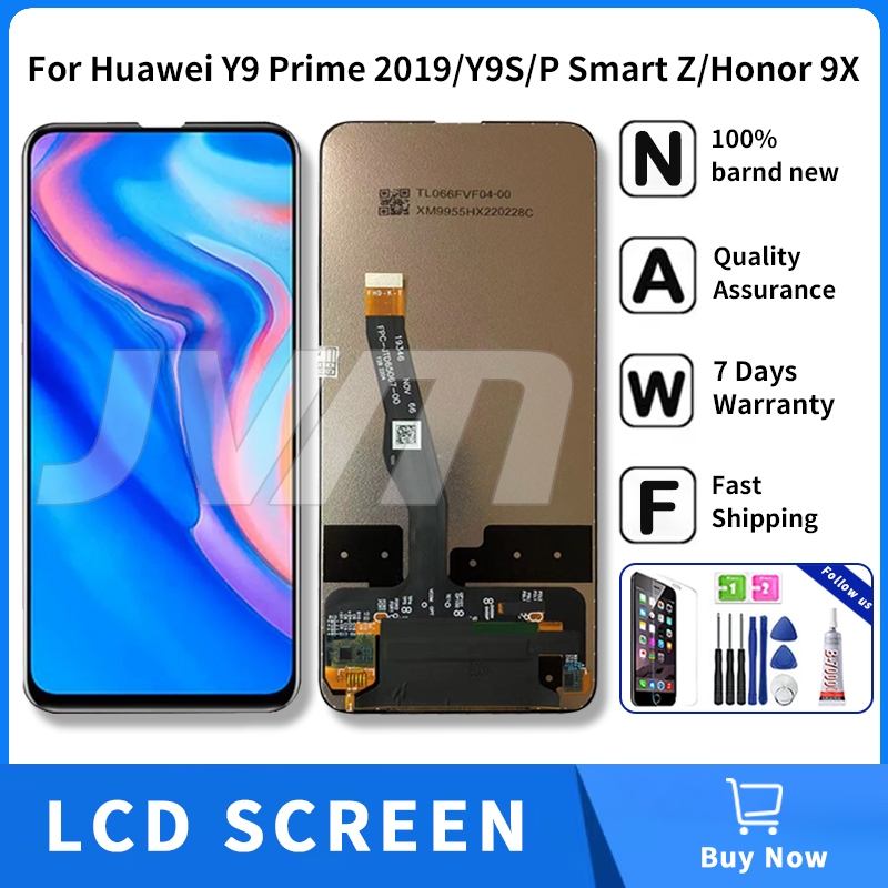 For HUAWEI Y9 Prime 2019 Y9S Honor 9X P Smart Z LCD Touch Screen Replacement Ultra Clear LCD ...