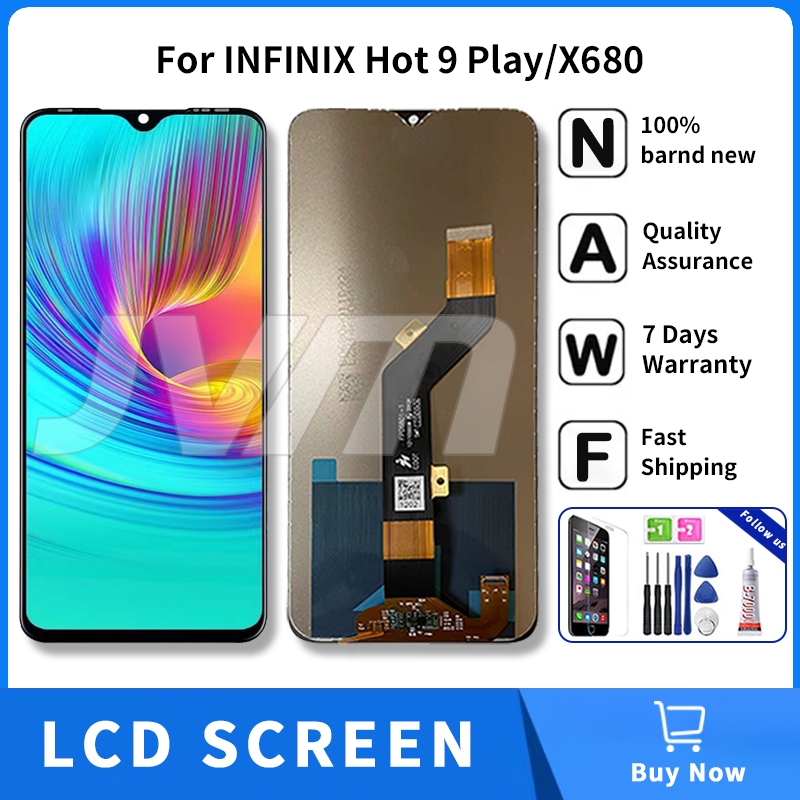 For Infinix Hot 9 Play X680 LCD Touch Screen Replacement Ultra Clear ...