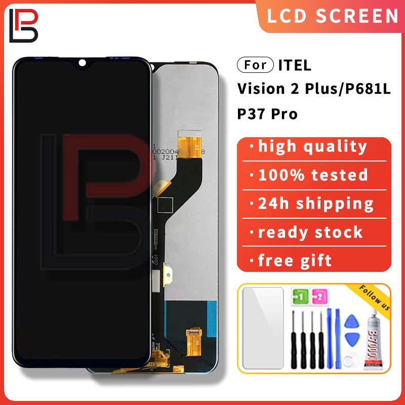 For Itel Vision 2 Plus P681L P37 Pro Lcd Touch Screen Digitizer ...