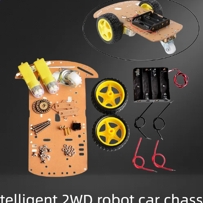Smart 2WD Robot Car Chassis With 2 Motors Magician Robotics Platform ...
