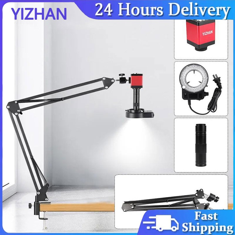 【YIZHAN】Professional Digital Microscope 150X Zoom HDMI VGA Electronic ...