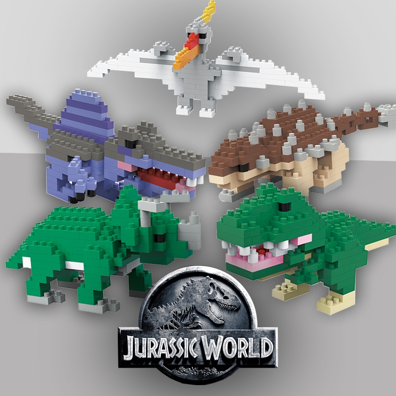 Tyrannosaurus Triceratops Pterodactyl Jurassic Park Dinosaur Model ...
