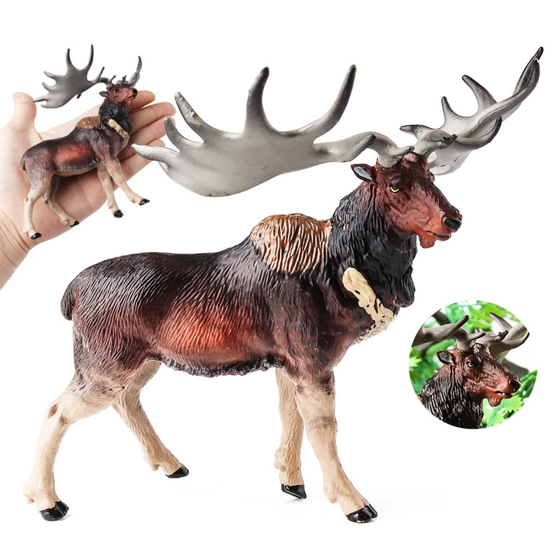 Ancient Animal Solid Megaloceros Deer Extinction Simulation Model ...