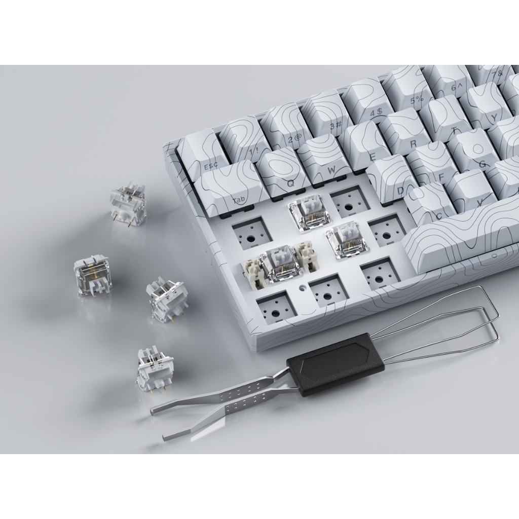 XVX M61 Pro Topographic 61 Keys Tri-Mode Mechanical keyboard game ...