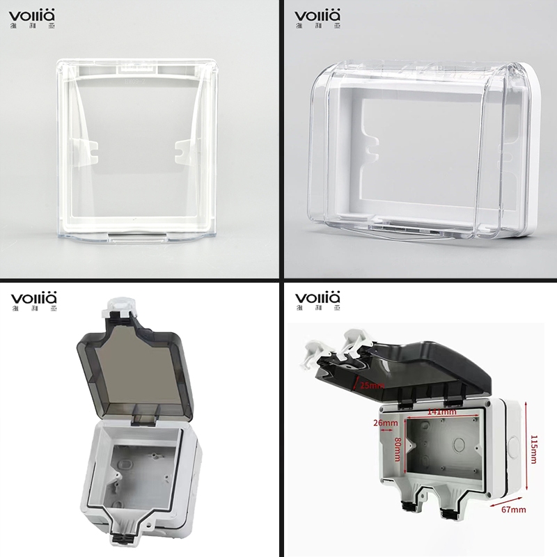 Vollia Wall Switch Socket Waterproof Box Household Bathroom Toilet ...