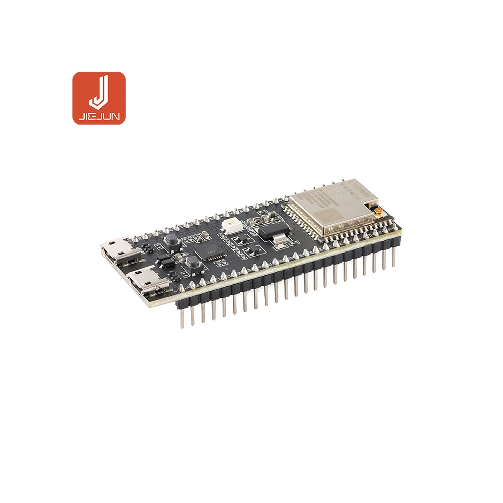 The ESP32-S2-DevKitC-1RU is equipped with the ESP32-S2-SOLO-U2U WiFi development board module ...