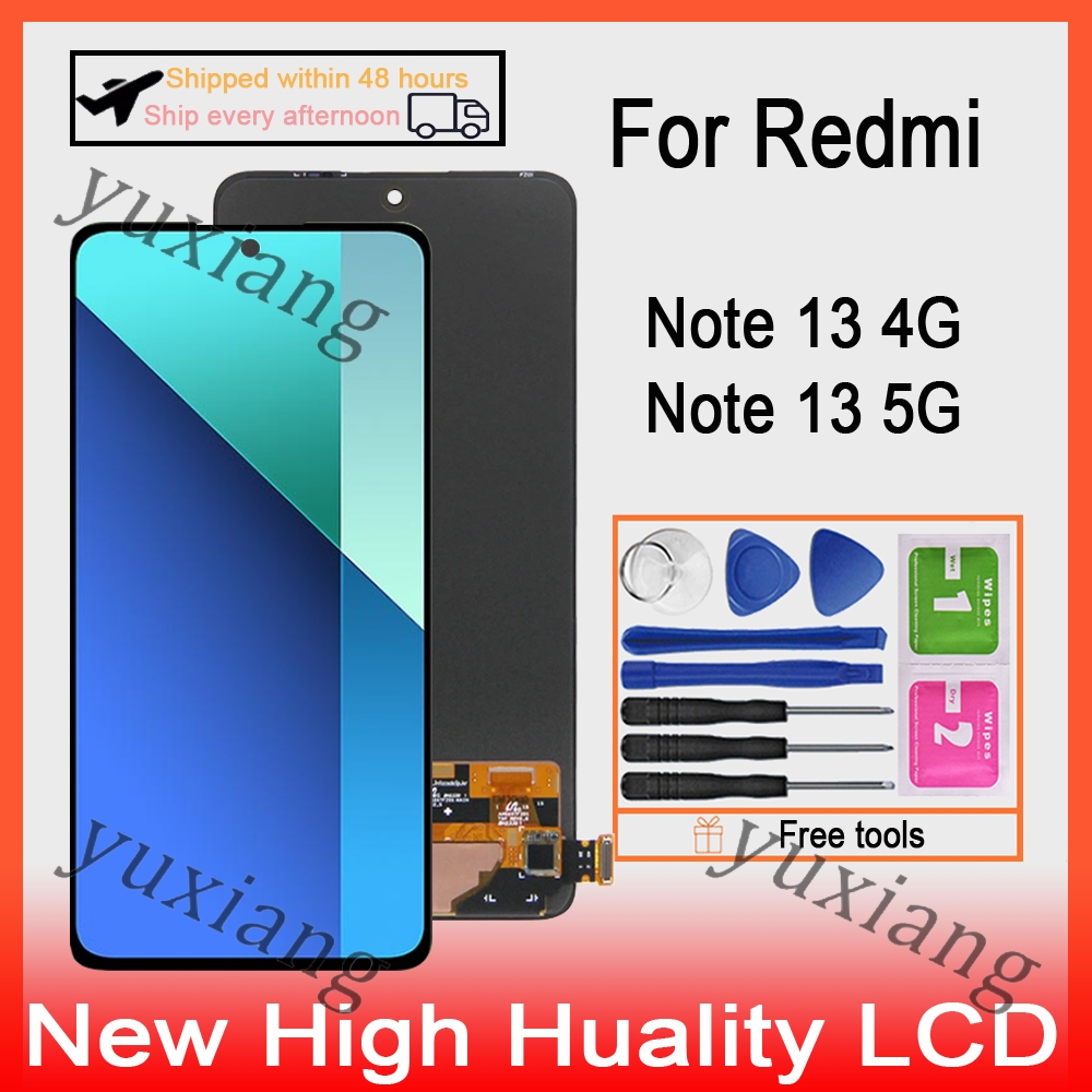 AMOLED TFT For Redmi Note 13 4G 5G LCD Display Touch Screen Replacement | Shopee Philippines