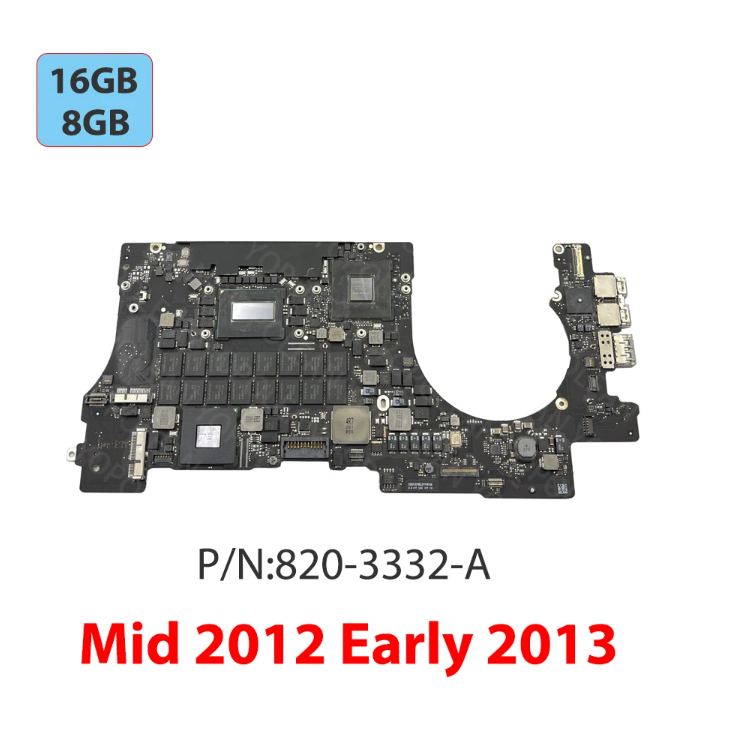 Motherboard Original For Book Pro Retina 15" A1398 Logic Board I7 8Gb 16Gb 2012 2013 2014 2015 ...