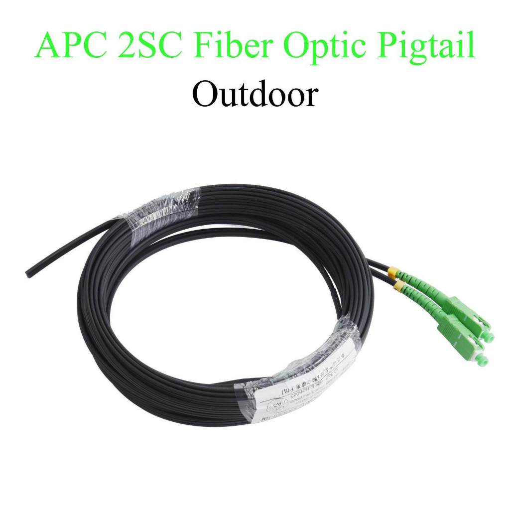 Fiber Optic Pigtail APC 2SC Optical Cable 2-Core Single-mode Simplex ...