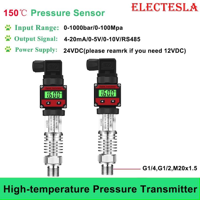High Temperature Resistant 150 Degrees Pressure Sensor 10bar 16bar ...