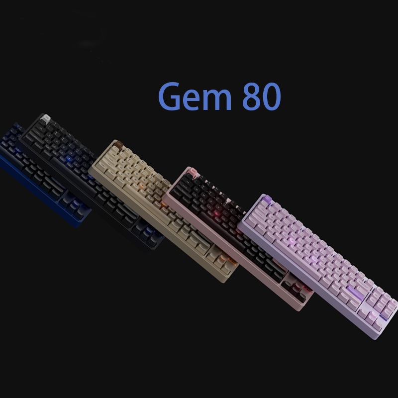 NuPhy Gem80 QMK/VIA Wireless Custom Mechanical Keyboard | Shopee ...