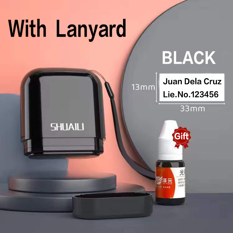 【Free ink】Stamp Personalized / Custom Self Inking Stamp | Shopee ...