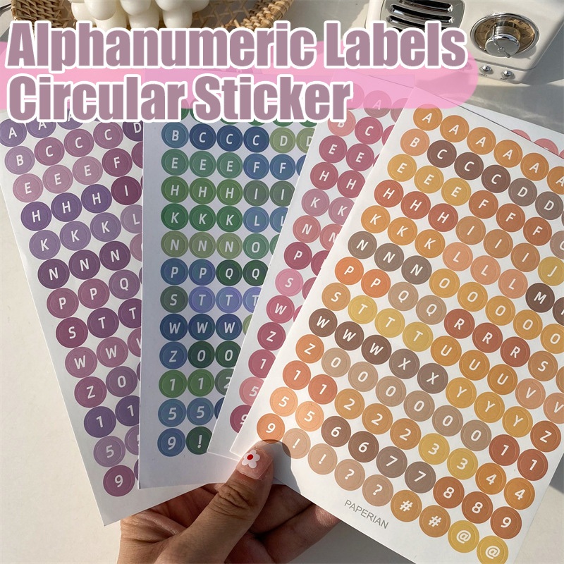 Cute Handbook Guka Stickers Scrapbooking Decoration Alphanumeric Labels ...