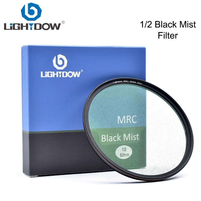 Lightdow Slim MRC 1/2 1/4 1/8 Black Mist Diffusion Lens Filter for ...