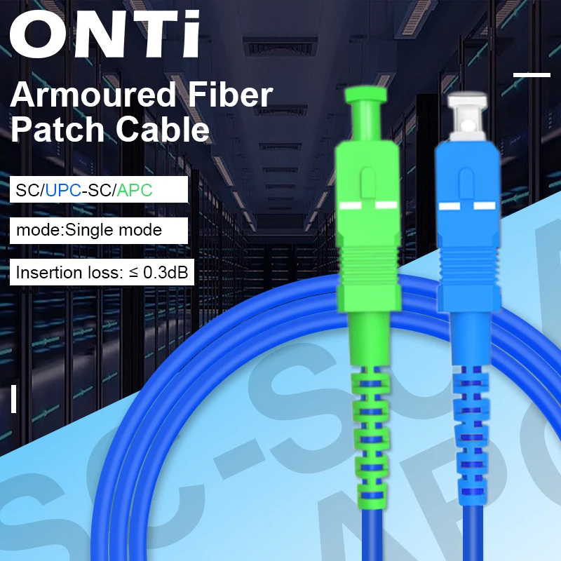 ONTi PLDT/Converge Fiber Optic Patch Cord APC UPC 2.0mm FTTH Outdoor ...