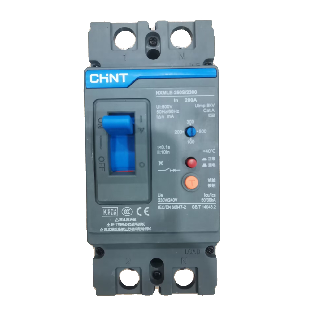 Chint Kunlun NXMLE-250S/2300 RCBO single-phase leakage protection 100 ...