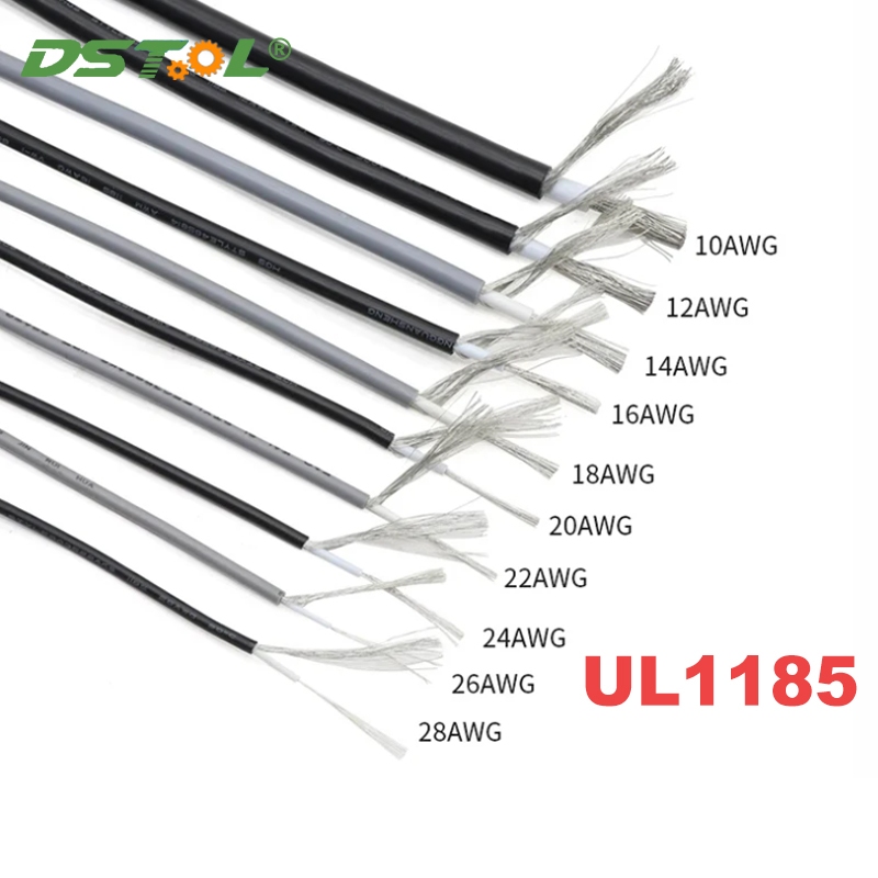 UL1185 Shielded Electronic Wire Signal Shield Cable 28 26 24 22 20 18 ...