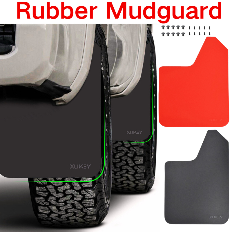 2/4PCS Universal Big Size Car Mudguard Mud Flaps Splash Guard Front ...