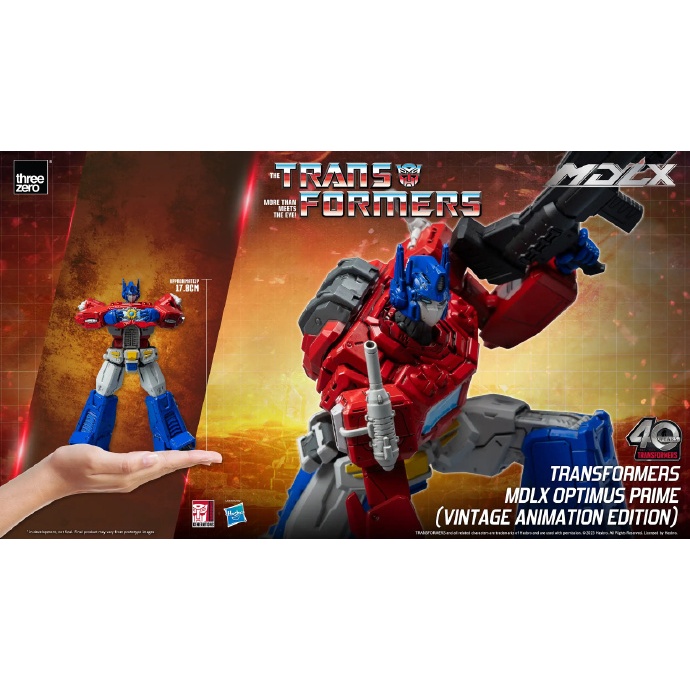 Threezero Transformers 3A MDLX Optimus Prime Retro Animation Model ...