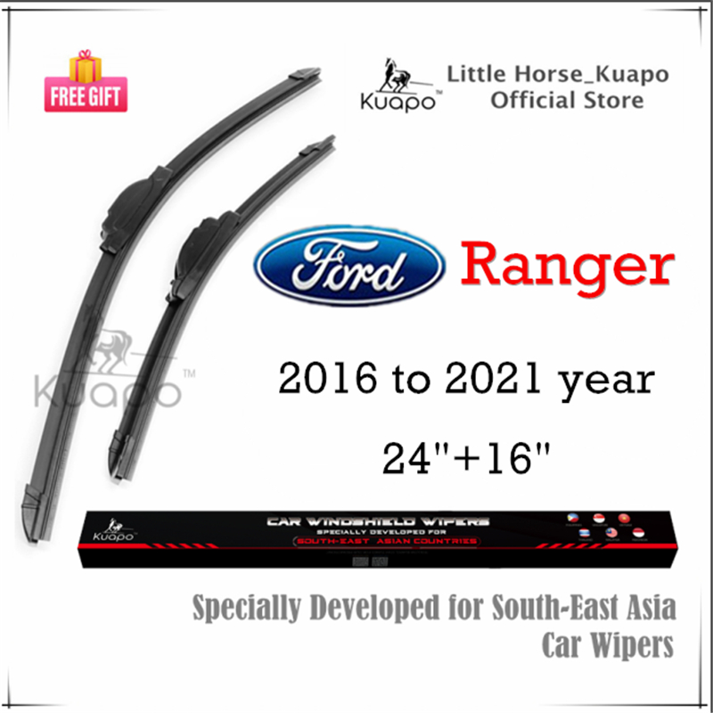 2016 to 2021 Ford Ranger Wiper Blade Set / Pair for xlt xls fx4 ...
