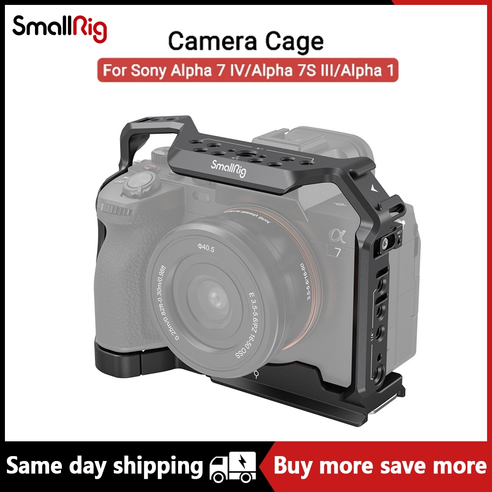 SmallRig Full Dslr for Sony A7 IV a7m4 Camera Cage Rig for Sony Alpha 7 IV/A7S III/A1/A7R IV ...