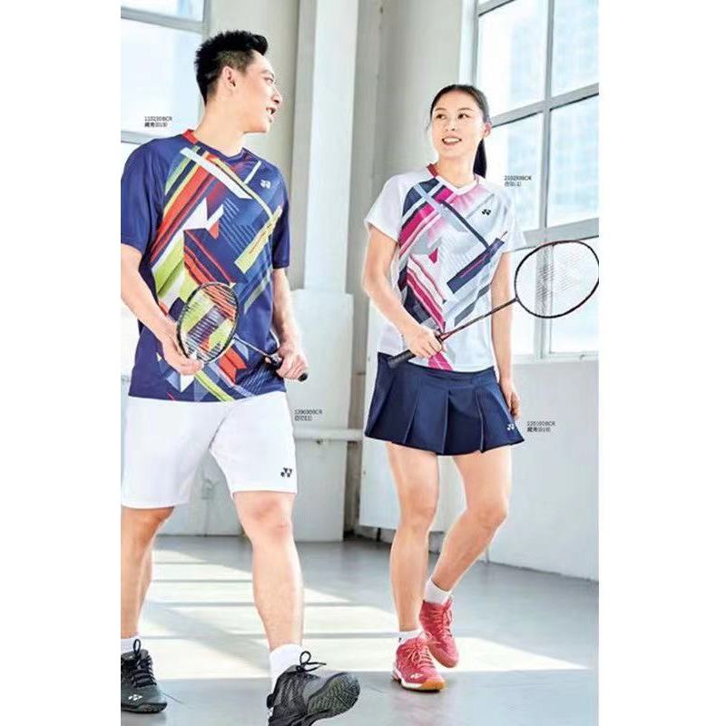 New Yonex badminton jersey men's and women's top short sleeved student ...
