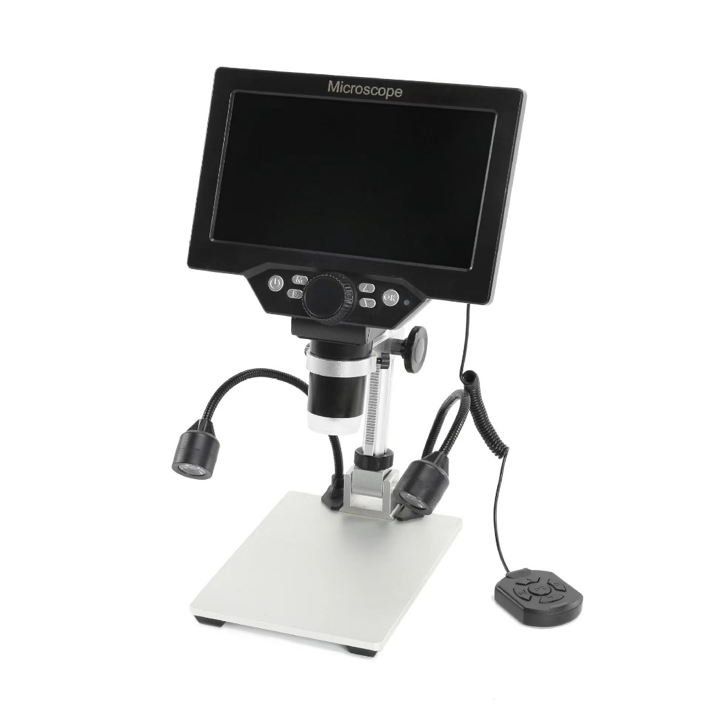 7‘’ Digital Microscope 1200X Zoom 12MP HD Electronic Microscopes Camera ...