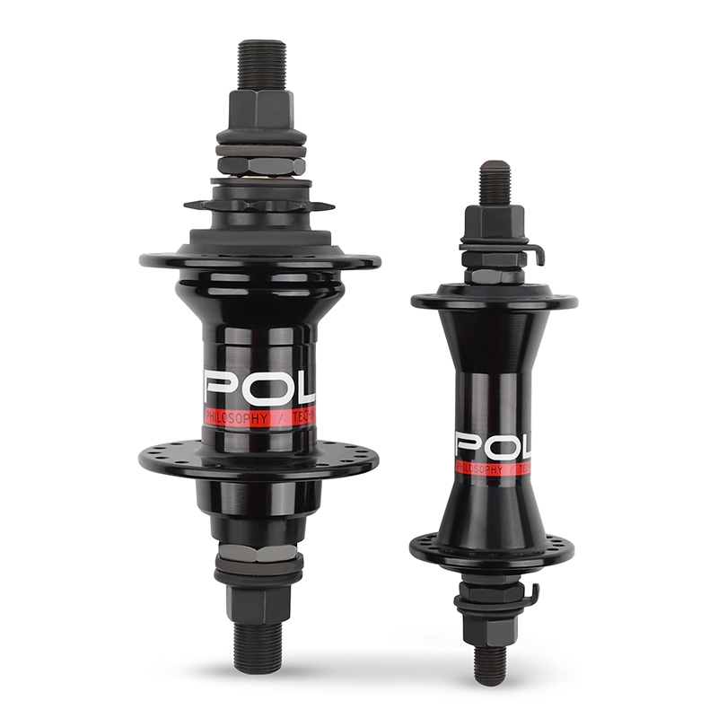 POLSO BMX Hub 9T 36H 100x3/8 110x14 Front and Rear BMX Hubs Right ...