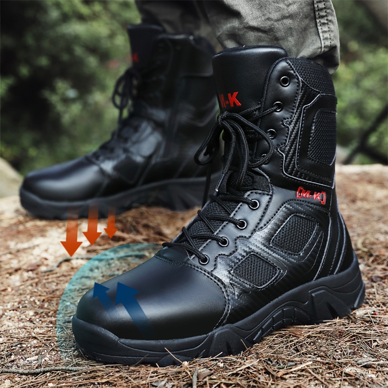 Steel-toe boots with puncture-resistant soles | Shopee Philippines