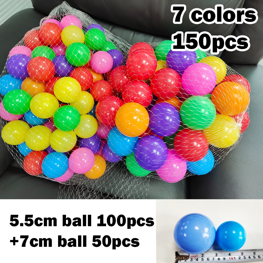 Baby Play Balls Soft Plastic Ocean Balls Diameter 5.5cm stress ball ...