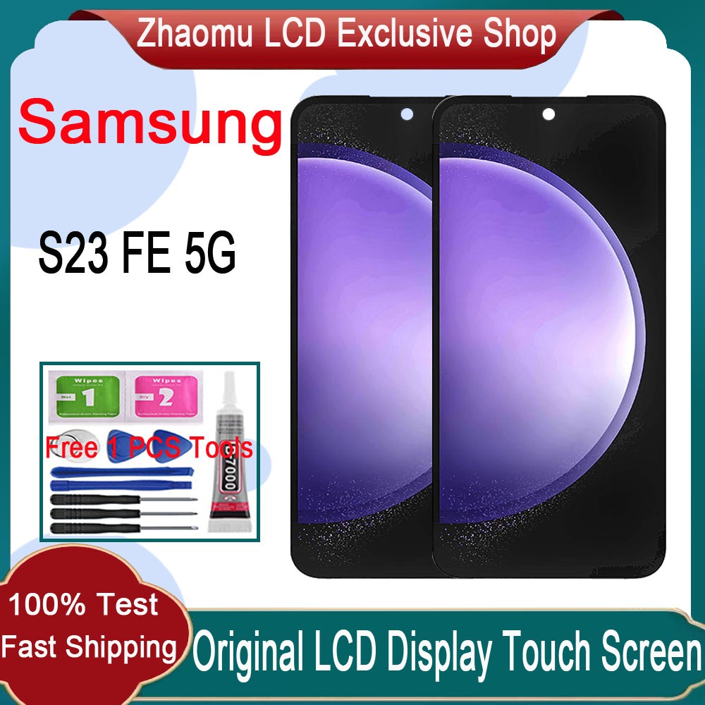 For Samsung Galaxy S23 FE 5G LCD Display Touch Screen With Frame ...