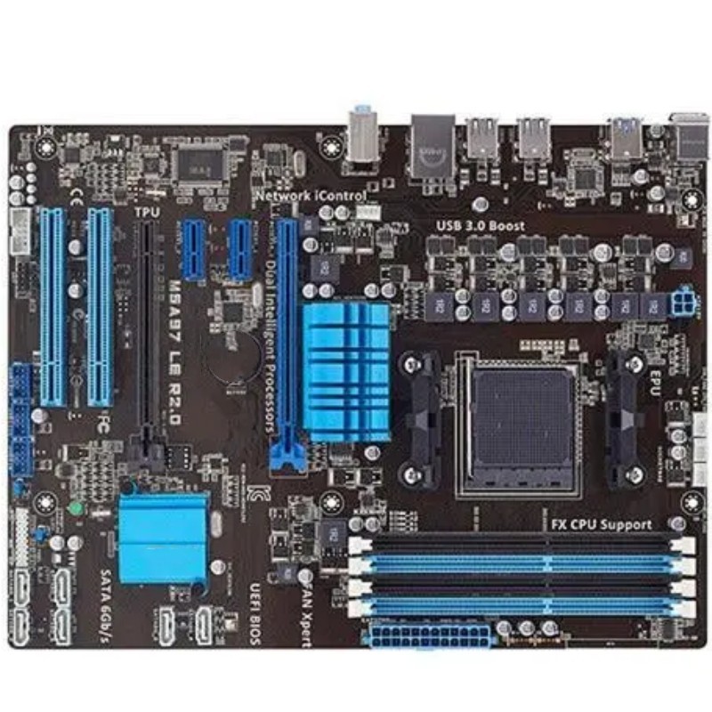 M5A97 LE R2.0 motherboard 970 Socket AM3+ 4×DDR3 6 x SATA III, 12 x ...