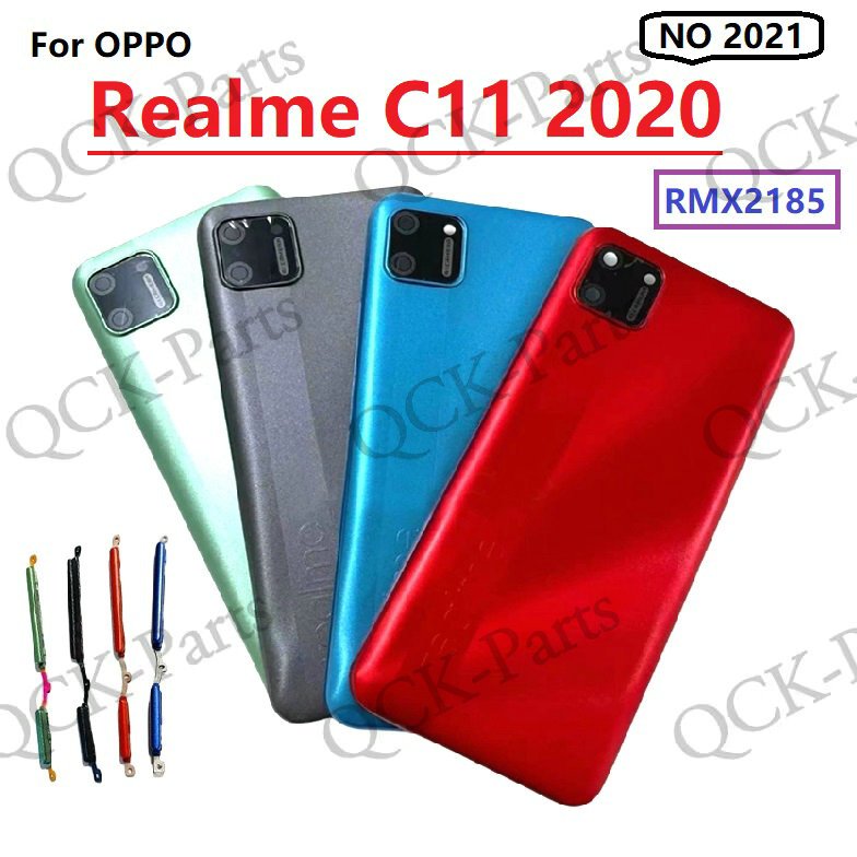 For OPPO Realme C11 2020 RMX2185 Back Battery Cover Rear Panel Door ...
