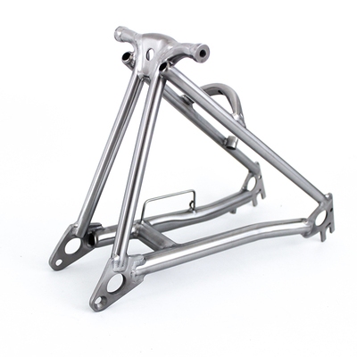 Titanium Rear frame rear fork rear triangle fit for Brompton bike ...
