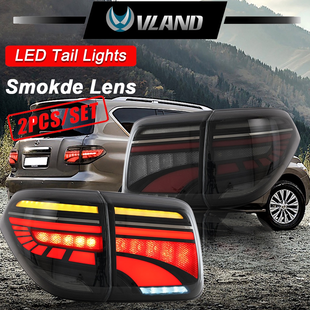VLAND Full Led Tail Lights Projector For Nissan Armada 17-20 Patrol 12 ...