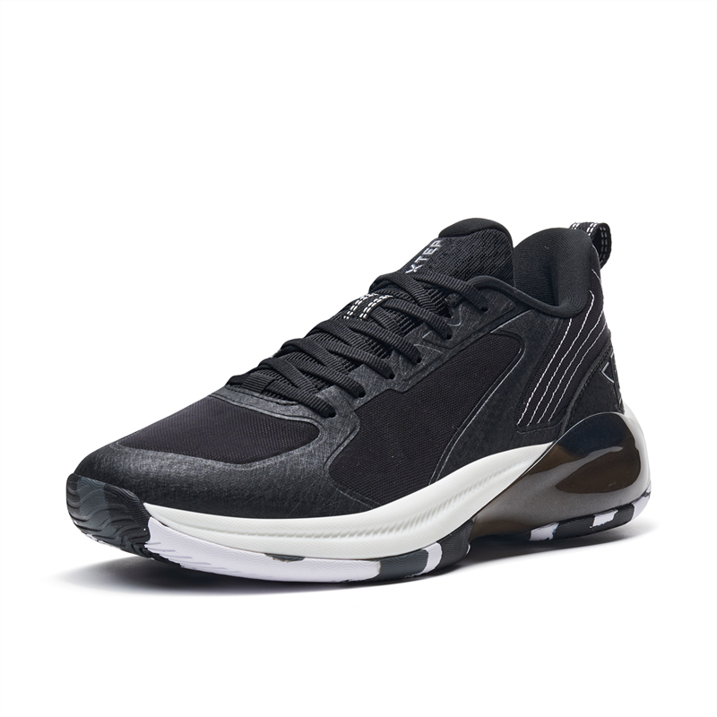 XTEP Shark Men Basketball Shoes Support Wear-resistant High-top ...