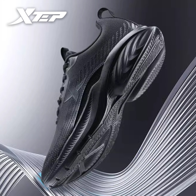 XTEP Men Running Shoes Simple Vitality Step-by-step Rebound Cushioning ...