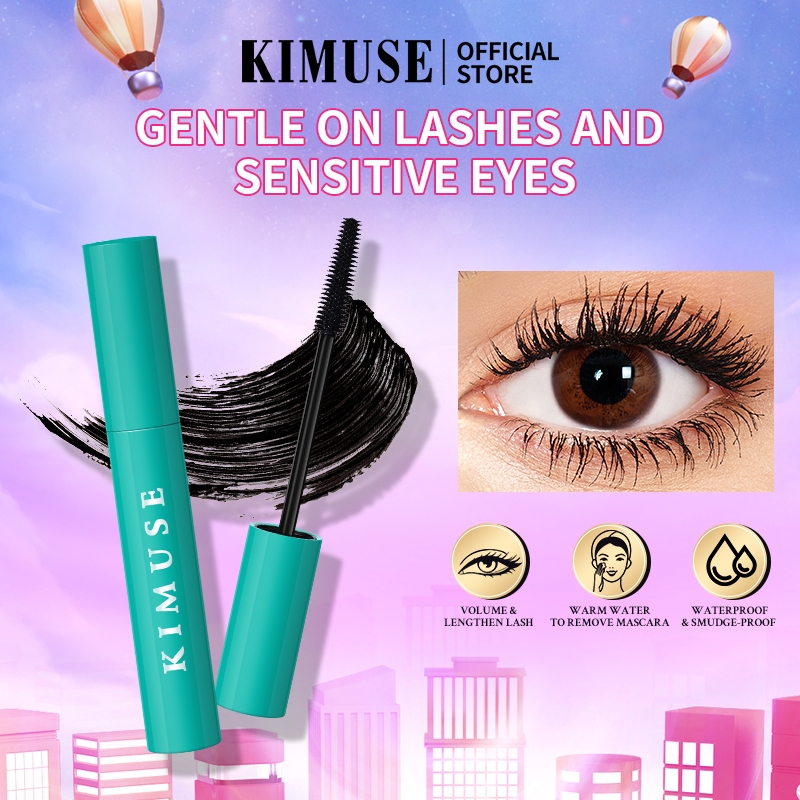 KIMUSE Waterproof Mascara Long Lasting Smudge-proof Eyelash Curling ...