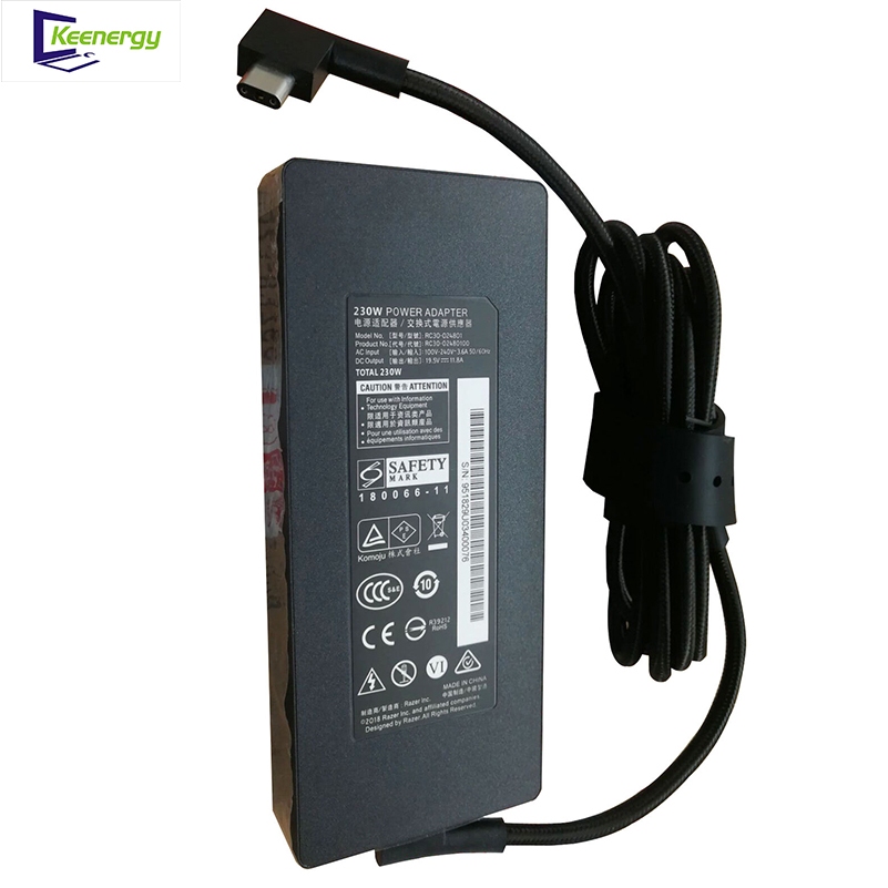 230W Power Supply Adapter For Razer Blade 15 RZ09-0421NWG3-R3W1 RC30 ...