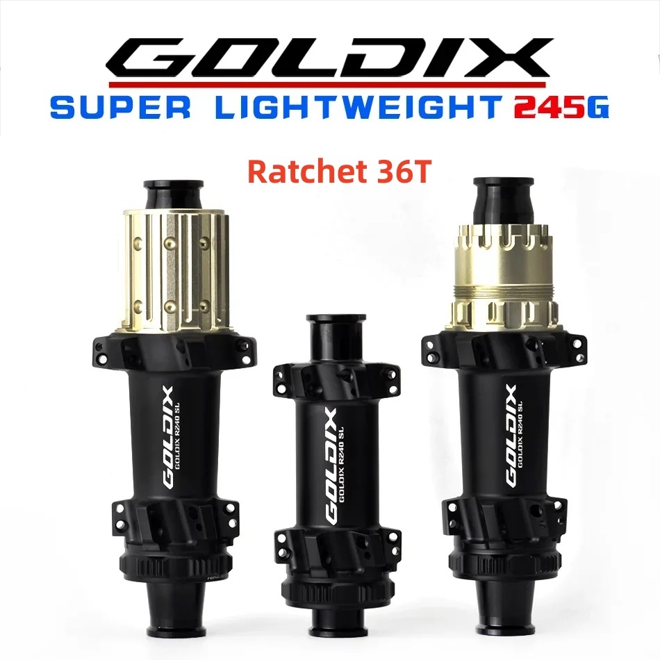 GOLDIX 240sl Road Hub Ccentral Locking Disc 24 Hole New EXP Ratchet 36T ...