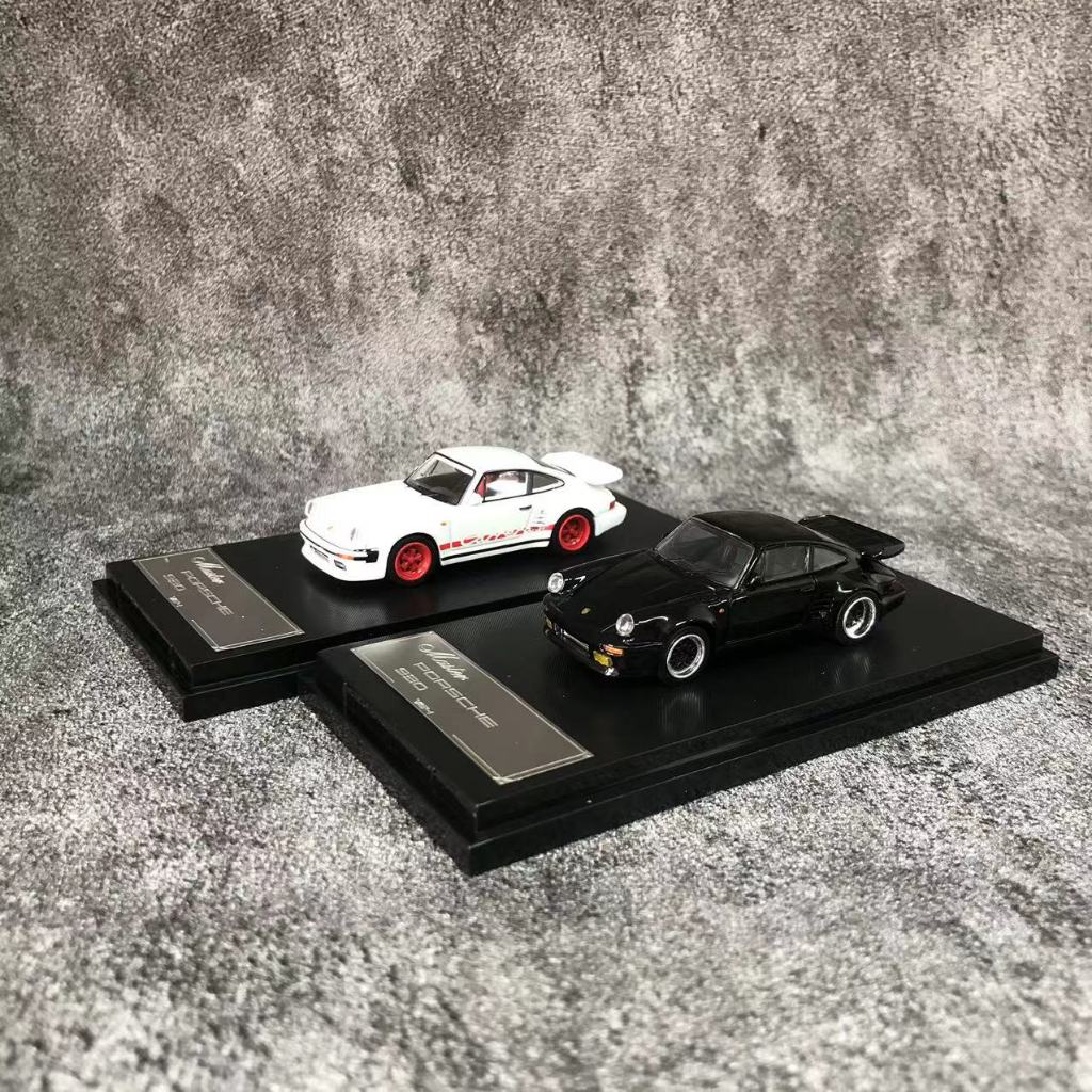 Master 1:64 Model Car Porsche 911 930 Turbo Alloy Die-Cast Black Bird ...