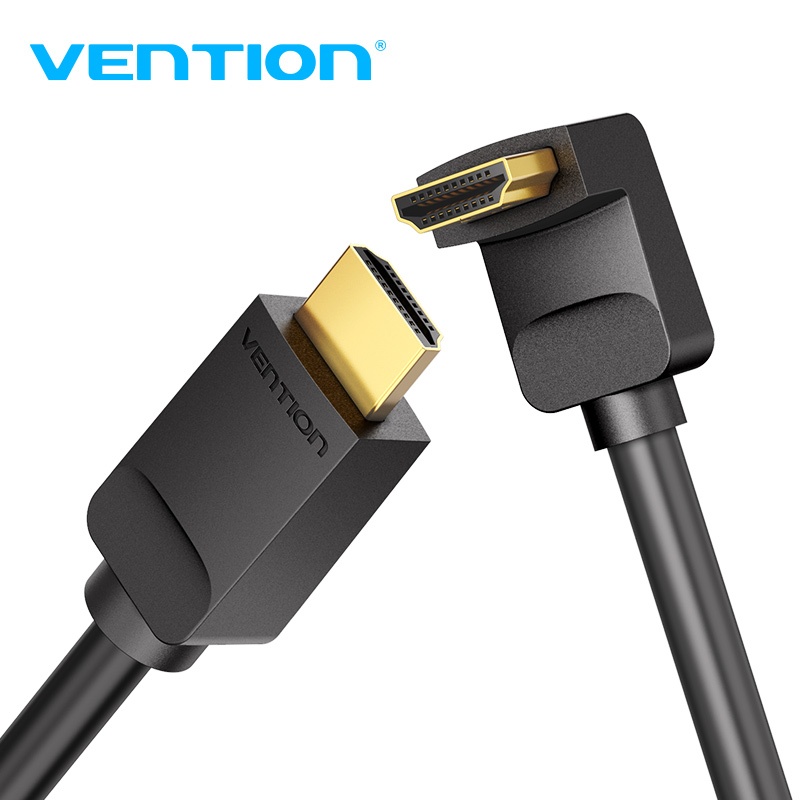 Vention HDMI Cable Right Angle 90 Degree Elbow HDMI 2.0 Cable 4K Ultra ...