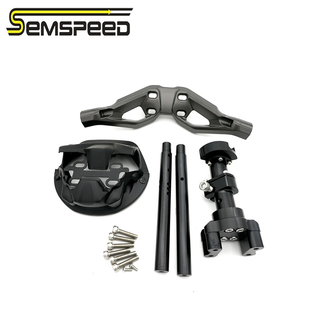 【SEMSPEED】For Yamaha NMAX 155 150 125 V2 2020-2024 Motorcycle Handlebar Motorbike Racing Handle ...
