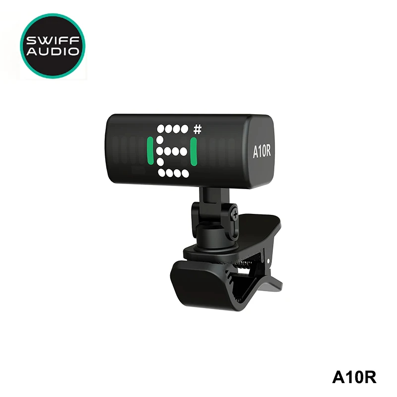 Swiff Audio A10R Clip-on Tuner Mini design for easy portability LED widescreen display Type-C ...