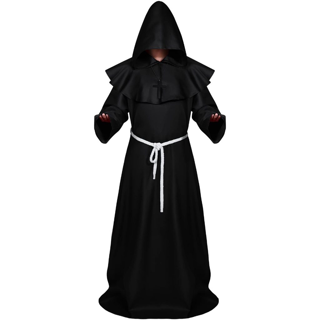 Padre Damaso Costume for Men Women, Medieval Renaissance Padre Salvi ...