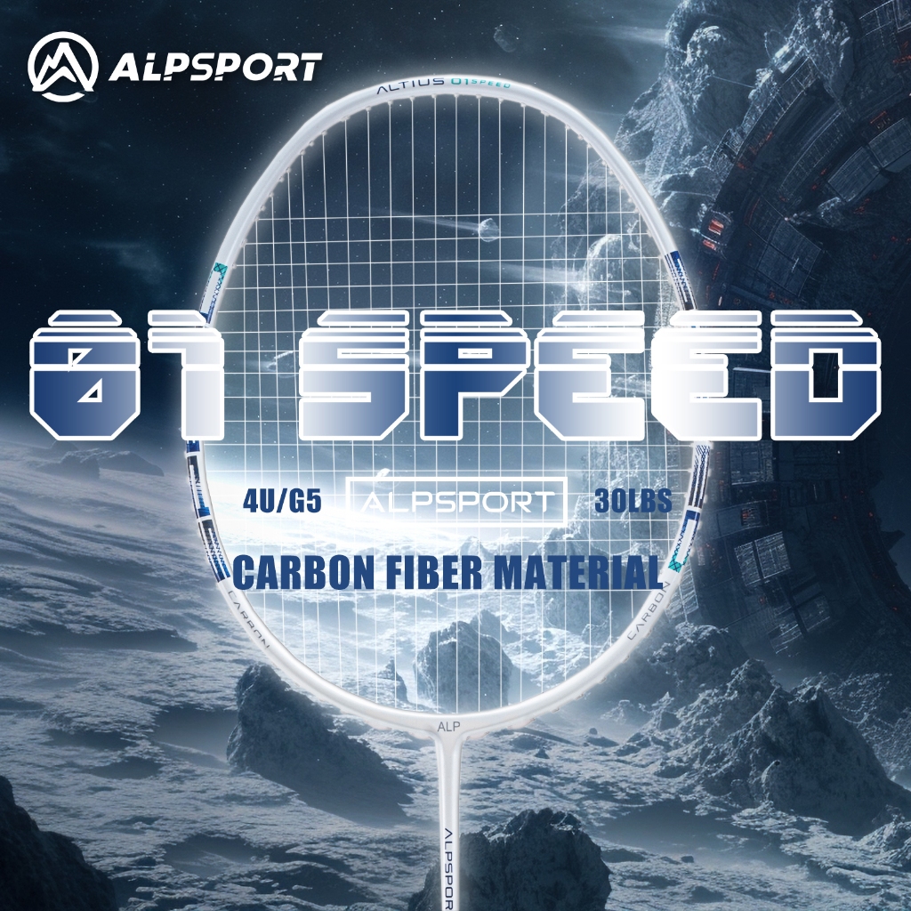 Alpsport 01 Speed 4u G5 Max 30 Lbs Badminton Racket 100% Original ...