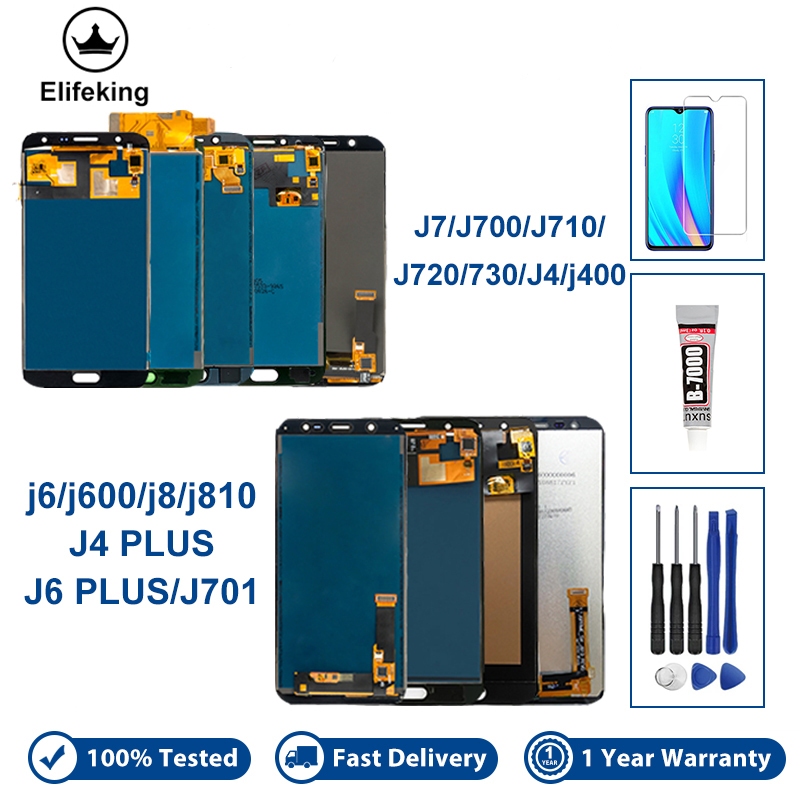 LCD For Samsung j7/j710/j730/j701/j4/j6/j8/j4 plus /j6 plus LCD Display Touch Screen Digitizer ...